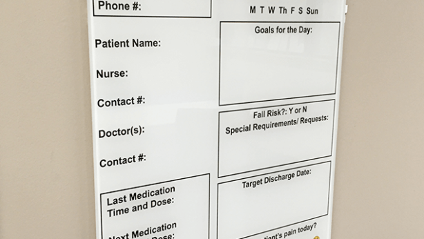 Healthcare Markerboards | Specialty Glass Products, Inc.